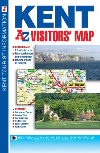 Kent A-Z Visitors' Map by A-Z Maps | Waterstones