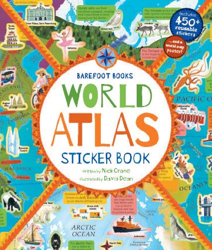 World Atlas Sticker Book by David Dean | Waterstones