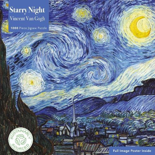 Van Gogh Starry Night 1000 Piece Jigsaw Puzzle | Waterstones