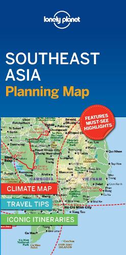 Lonely Planet Southeast Asia Planning Map by Lonely Planet | Waterstones