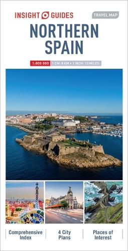 Insight Guides Travel Map Northern Spain (Insight Maps) | Waterstones