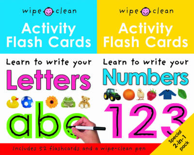Wipe Clean Activity Flash Cards 123 by Roger Priddy | Waterstones