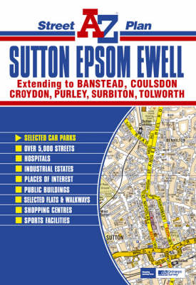 Sutton, Epsom and Ewell Street Plan by Geographers A-Z Map Company ...
