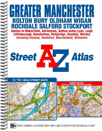 Greater Manchester A-Z Street Atlas by A–Z maps | Waterstones