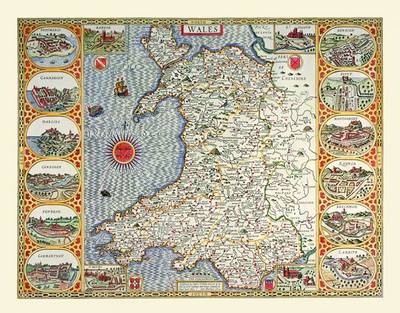 John Speeds Map of Wales 1611 by John Speed | Waterstones