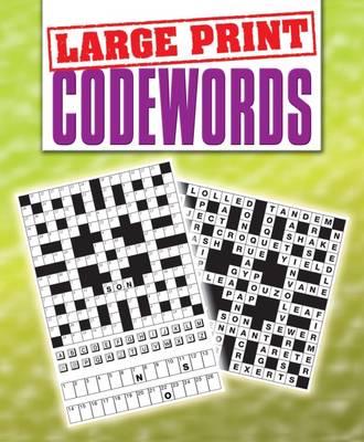 Large Print Codewords | Waterstones