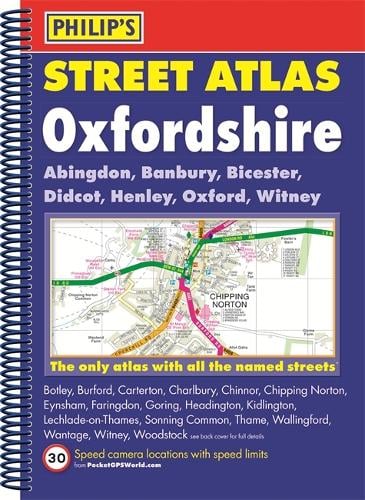 Philip's Street Atlas Oxfordshire 5ED Spiral (New Edition) by Philip's ...