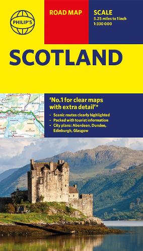 Philip's Scotland Road Map by Philip's Maps | Waterstones