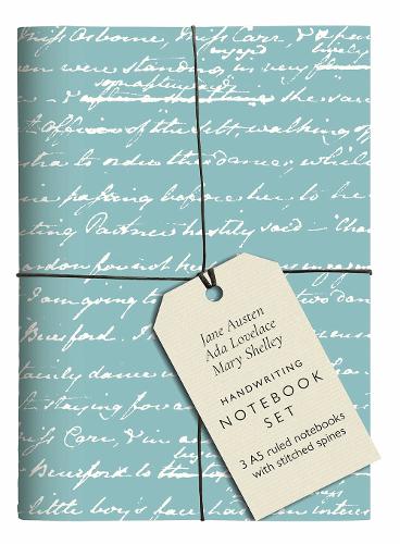 Jane Austen, Ada Lovelace, Mary Shelley Handwriting Notebook Set by ...
