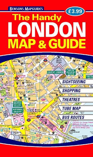 The Handy London Map & Guide by Bensons MapGuides | Waterstones