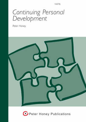 Continuing Personal Development by Dr Peter Honey | Waterstones