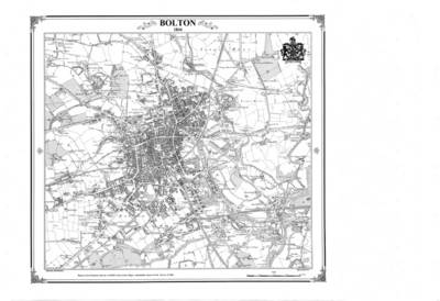 Bolton 1844 Map - Heritage Cartography Victorian Town Map Series (Sheet ...