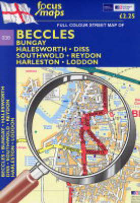 Full Colour Street Map of Beccles | Waterstones