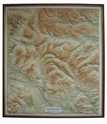Yorkshire Dales Relief Map | Waterstones