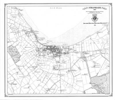 Stranraer 1847 Heritage Cartography Victorian Town Map by Peter J ...