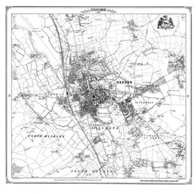 Oxford 1873 Heritage Cartography Victorian Town Map by Peter J. Adams ...