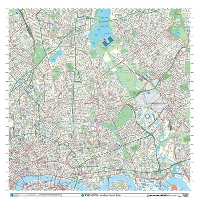 London XYZ Citymap - London North East: London North East Wall Map ...