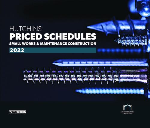 Hutchins Priced Schedules: Small Works and Maintenance Construction by ...
