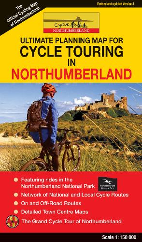 Cycle Touring Map of Northumberland - REV.3 | Waterstones