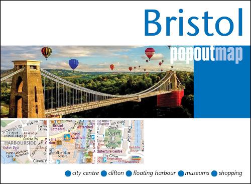 Bristol PopOut Map - pocket size, pop up map of Bristol city centre by ...