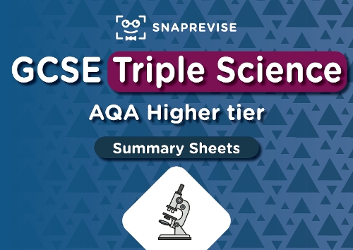 SnapRevise GCSE AQA Triple Science Higher Summary Sheets by SnapRevise ...