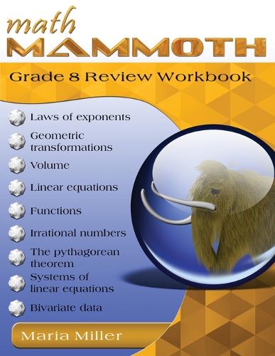 Math Mammoth Grade 8 Review Workbook by Maria Miller | Waterstones