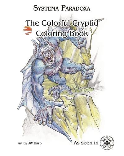 The Colorful Cryptid Coloring Book by Danielle Ackley-McPhail, Jw Harp ...