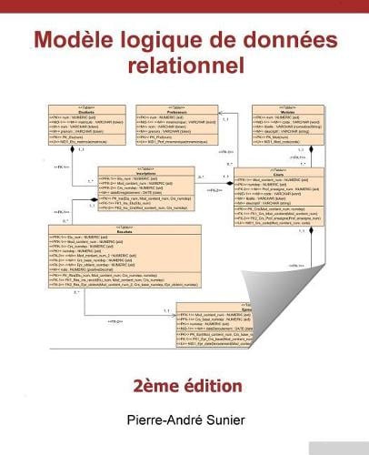 Modèle logique de données relationnel by Pierre-André Sunier | Waterstones