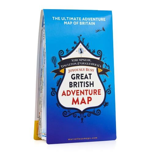 Great British Adventure Map | Waterstones