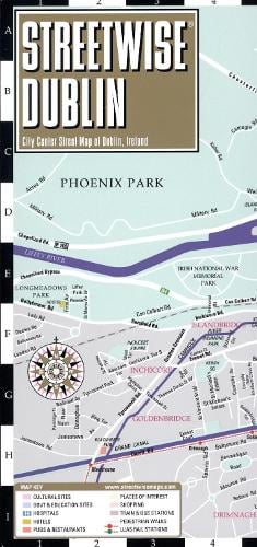 Streetwise Dublin Map - Laminated City Center Street Map of Dublin ...