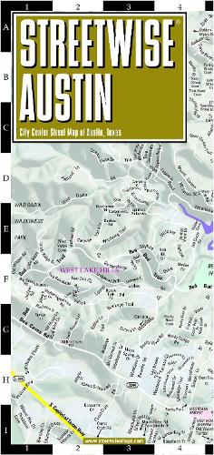 Streetwise Map Austin - Laminated City Center Street Map of Austin ...