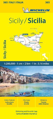 Sicily - Michelin Local Map 365 by Michelin | Waterstones