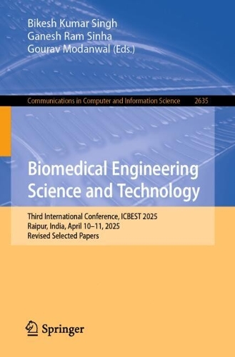 Biomedical Engineering Science and Technology by Bikesh Kumar Singh ...