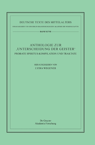 Anthologie Zur 'Unterscheidung Der Geister' by Lydia Wegener | Waterstones