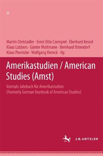 Amerikastudien / American Studies by Martin Christadler, Ernst Otto ...