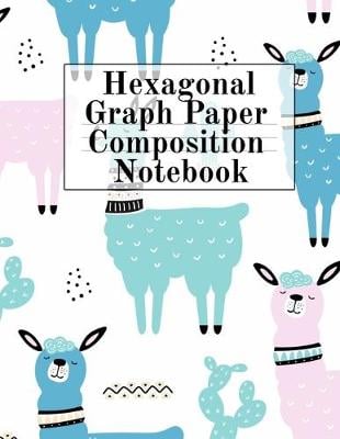 Hexagonal Graph Paper Composition Notebook by Crafty Hexagon | Waterstones