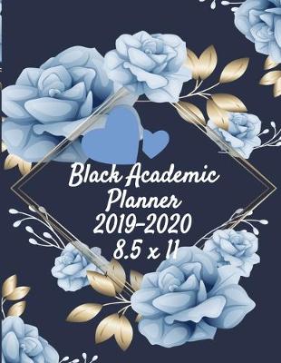 Black Academic Planner 2019-2020 8.5 x 11 by Page Green | Waterstones