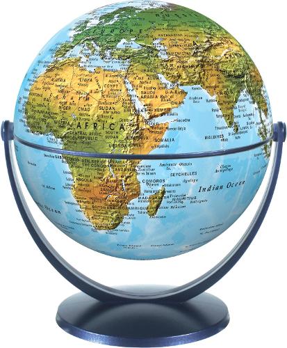 Physical World Globe 15cm | Waterstones