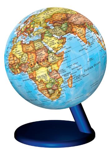 Political Illuminated Globe 15cm | Waterstones