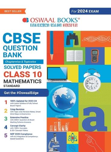 Oswaal Cbse Chapterwise & Topicwise Question Bank Class 10 Mathematics Standard Book (for 2023 ...