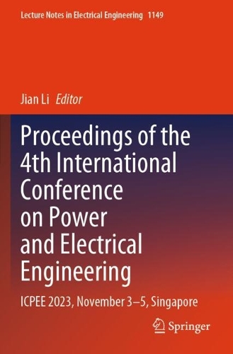Proceedings of the 4th International Conference on Power and Electrical ...