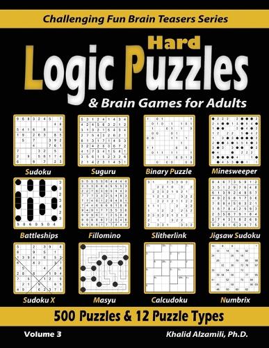 Hard Logic Puzzles & Brain Games for Adults by Khalid Alzamili ...