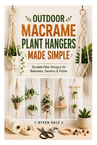 Outdoor Macrame Plant Hangers Made Simple by Nyxen Hale | Waterstones