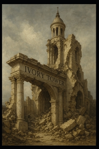The Invisible Hand and the Ivory Tower by Justin Goldston | Waterstones