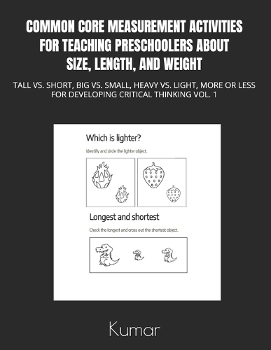 Common Core Measurement Activities for Teaching Preschoolers about Size ...