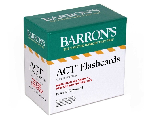 ACT Flashcards, Sixth Edition: Up-to-Date Review (2026) by James D ...
