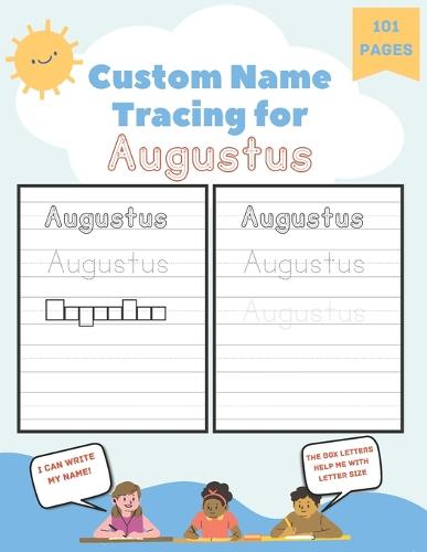 Custom Name Tracing for Augustus by Poppy Blaze | Waterstones