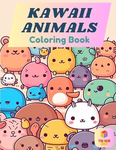 Kawaii Animals Coloring Book by The Hein Box | Waterstones