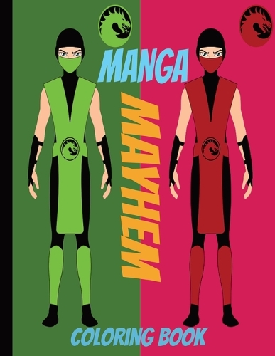 Manga Mayhem Coloring Book by Ashley L McCarter | Waterstones