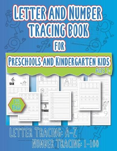 Letter and Number Tracing Book for Preschool and Kindergarten kids Ages ...